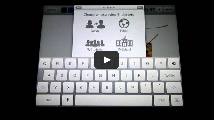 Review der iPad App "Educreations" - Lernhandwerk